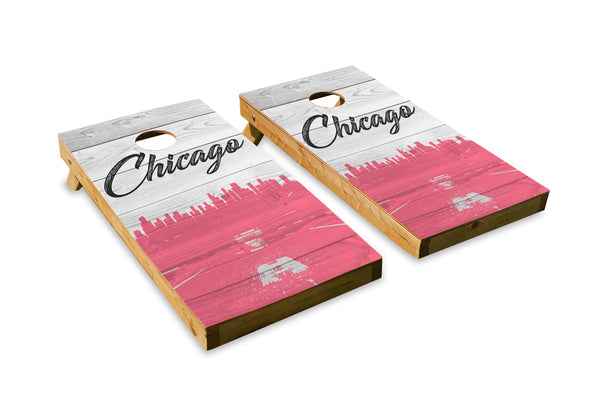 Chicago Bulls Arena Skyline - The Cornhole Crew