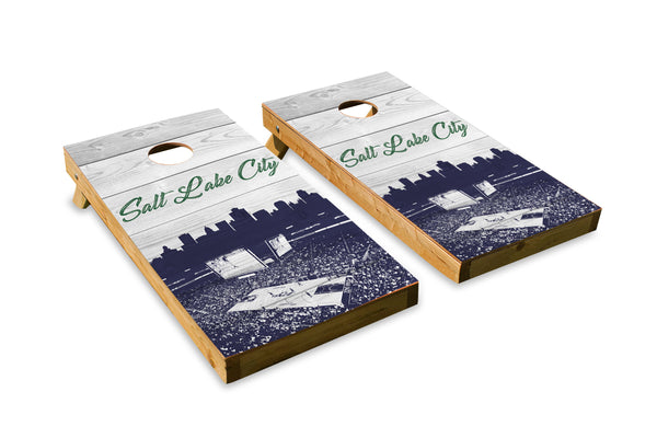 Utah Jazz Arena Skyline - The Cornhole Crew